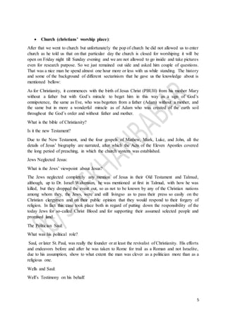 Report on Comparative Religion in Malaysia | Saif Khan Babar | DOCX