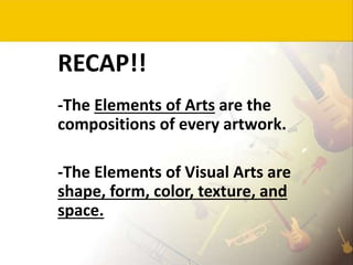 "THE ELEMENTS OF MUSIC"_Contemporary Philippine Arts | PPTX