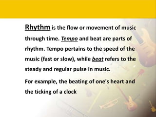 "THE ELEMENTS OF MUSIC"_Contemporary Philippine Arts | PPTX