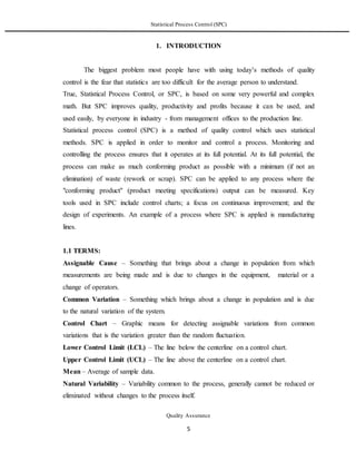 STATISTICAL PROCESS CONTROL | DOCX