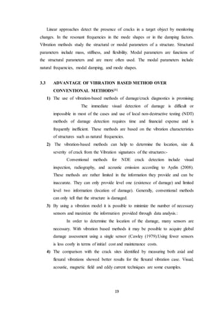 Report on crack detection in pipes | DOCX | Physics | Science