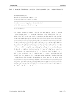 Report Cryptography | PDF | Programming Languages | Computing