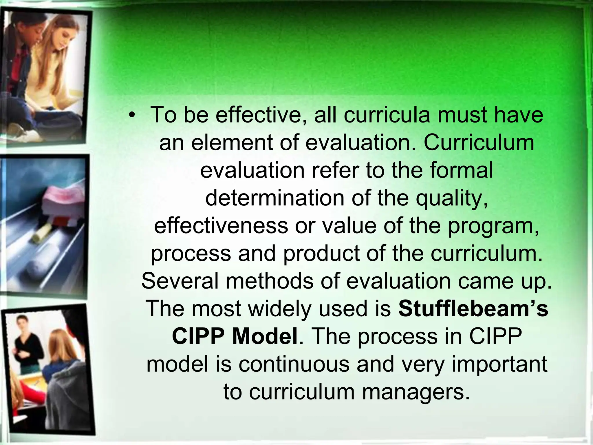 the different components of curriculum design | PPTX