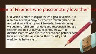 DepEd Vision, Mission and Target Outcomes | PPTX