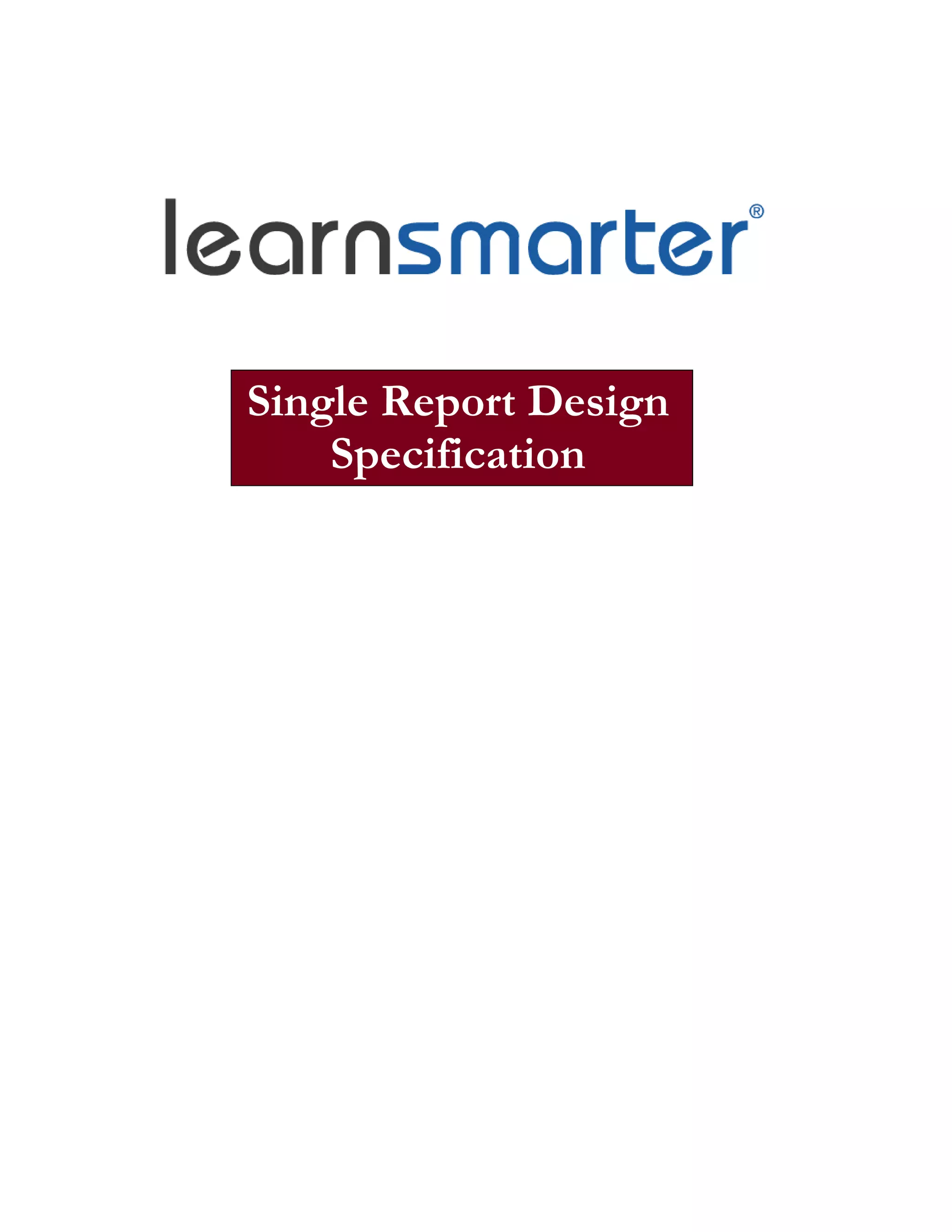 Report design | PDF