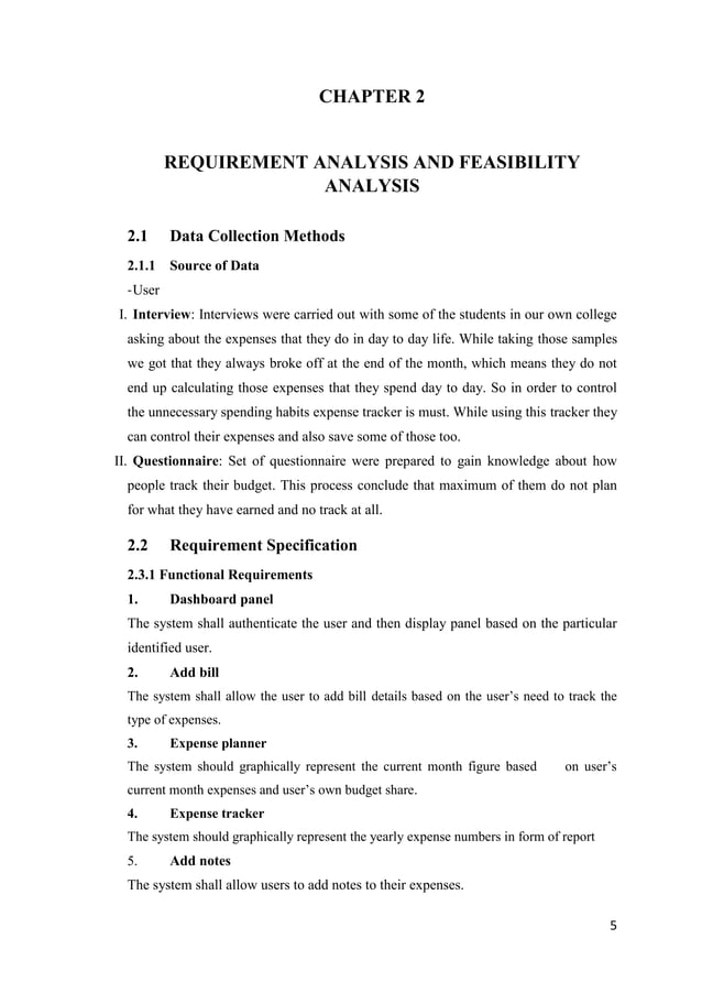 Daily Expense Tracker BSc.CSIT Project Nepal | PDF