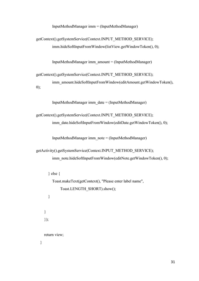 Daily Expense Tracker BSc.CSIT Project Nepal | PDF