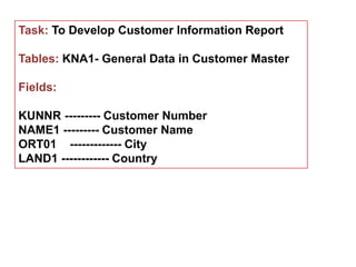 Report development technique | PPTX