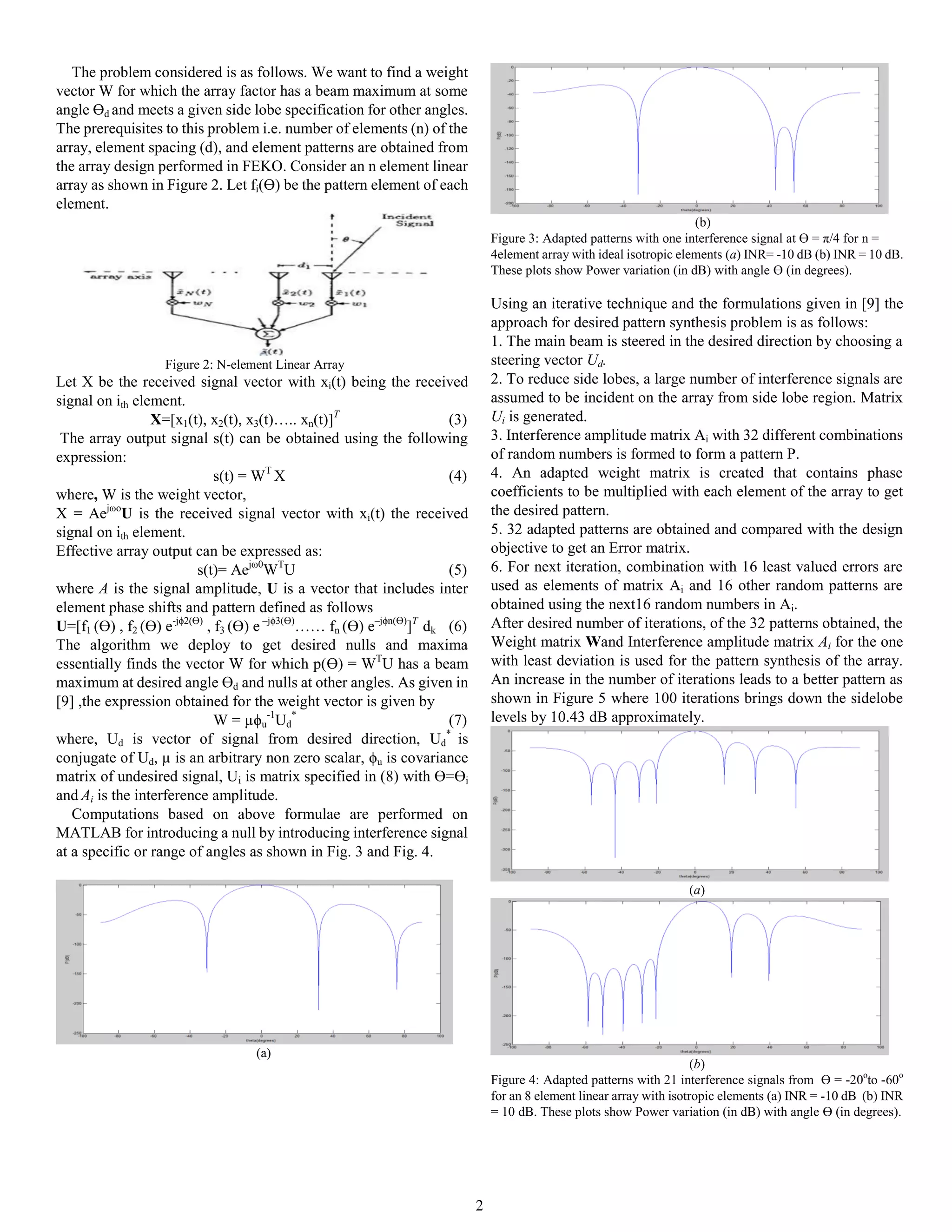 Designing a pencil beam pattern with low sidelobes | PDF