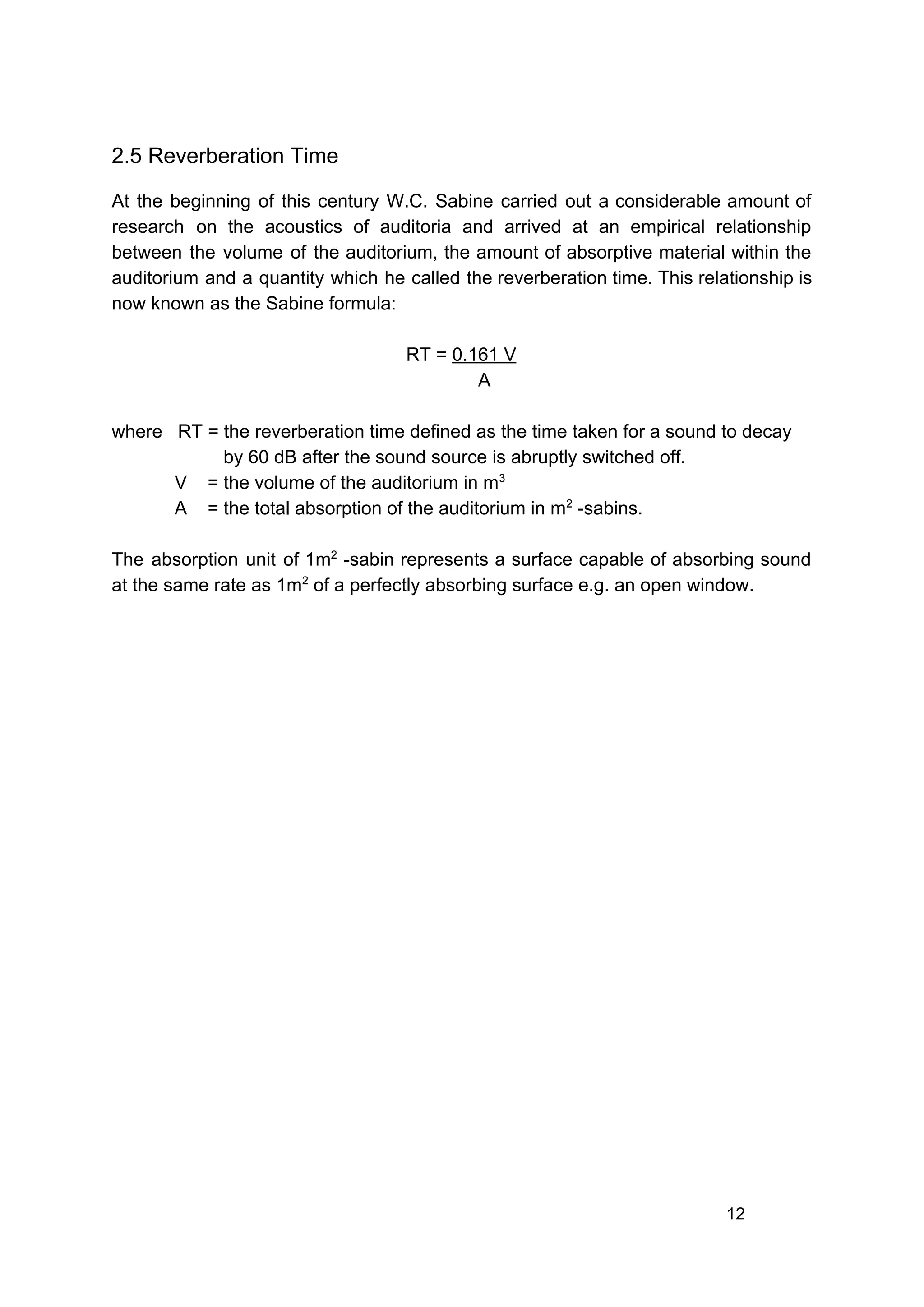 Building Science 2 : A Case Study on Acoustic Design | PDF