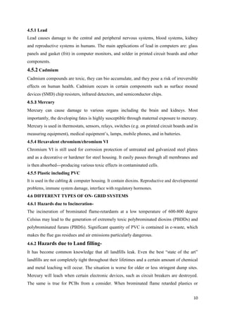 Report on e-waste management & recycling | DOCX