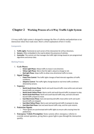 A smart Trafic light control using Adriano | DOCX
