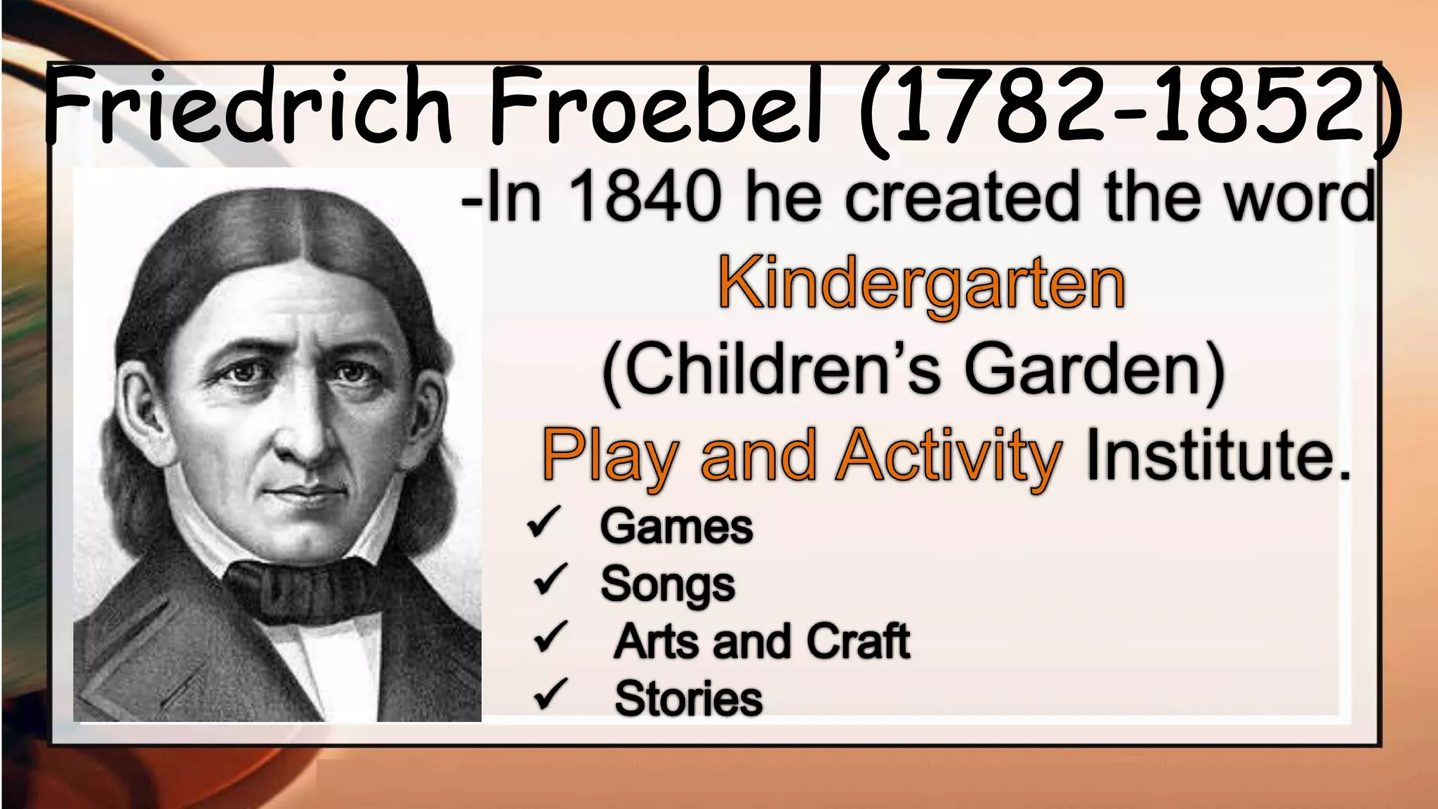 History of Early Childhood Education | PPTX
