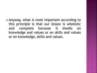 OBJECT-RELATED PRINCIPLE OF TEACHING | PPTX