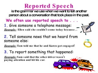 Reported Speach | PPT