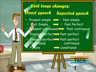 Reported speech | PPT