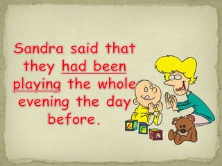 Reported speech conversation and games | PPT