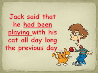 Reported speech conversation and games | PPT