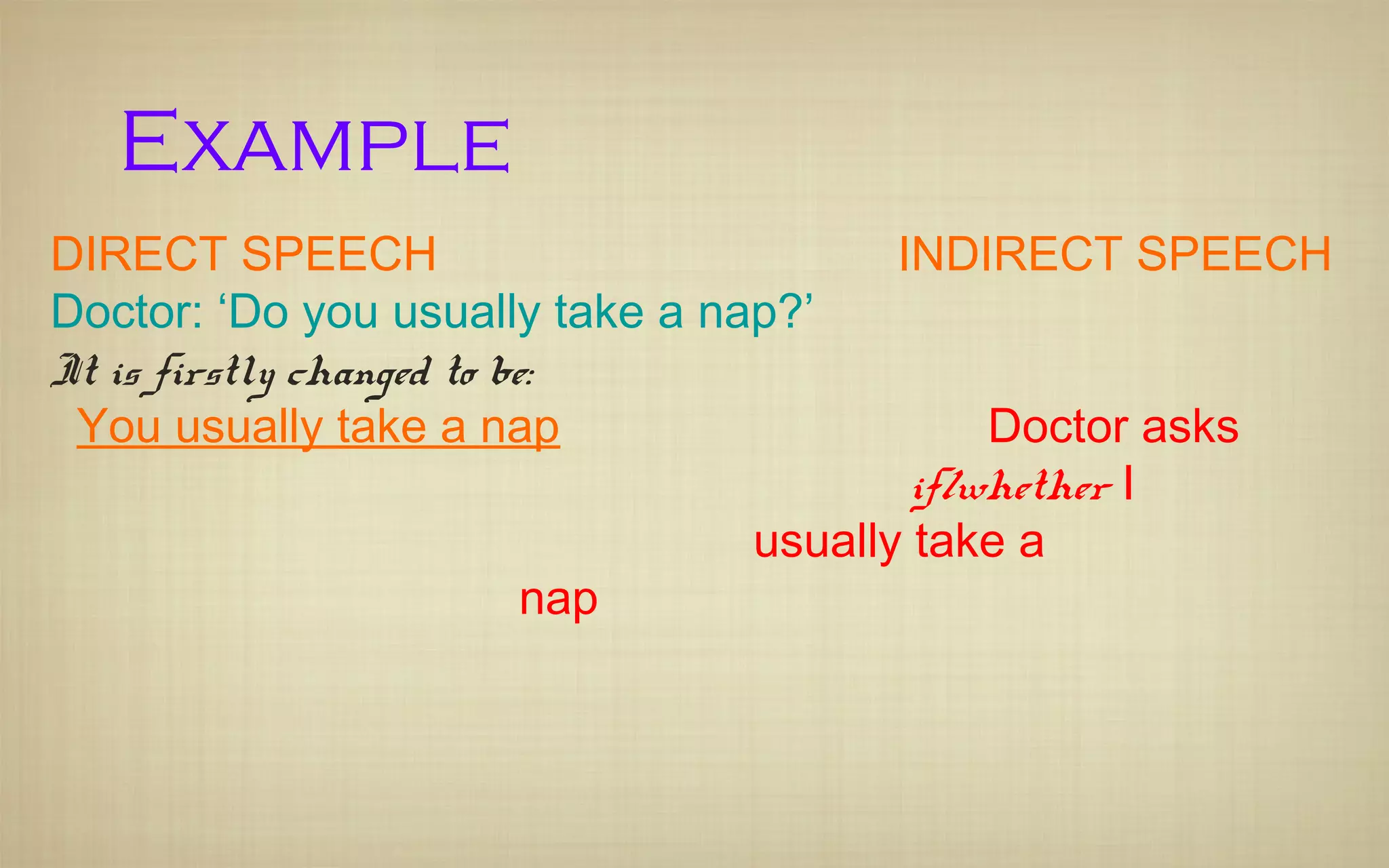 Reported speech-ppt | PPT