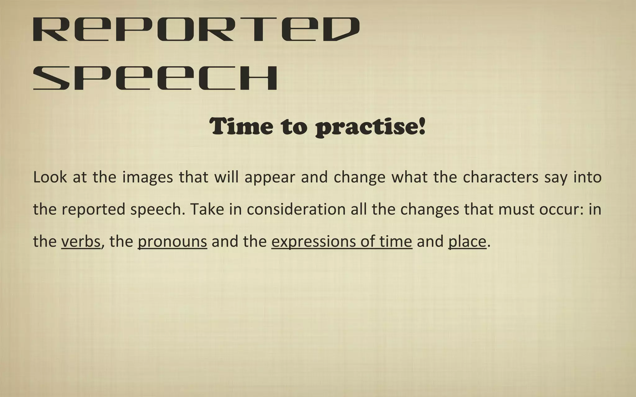 Reported speech-ppt | PPT