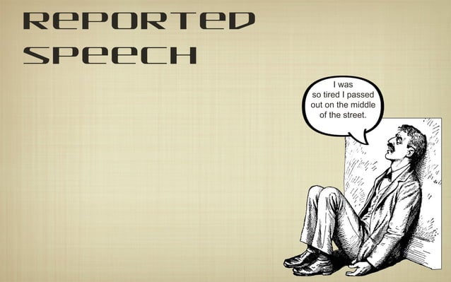 Reported speech-ppt | PPT