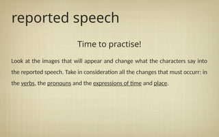 Mastering Reported Speech in English: Tenses, Pronouns, and Expressions ...