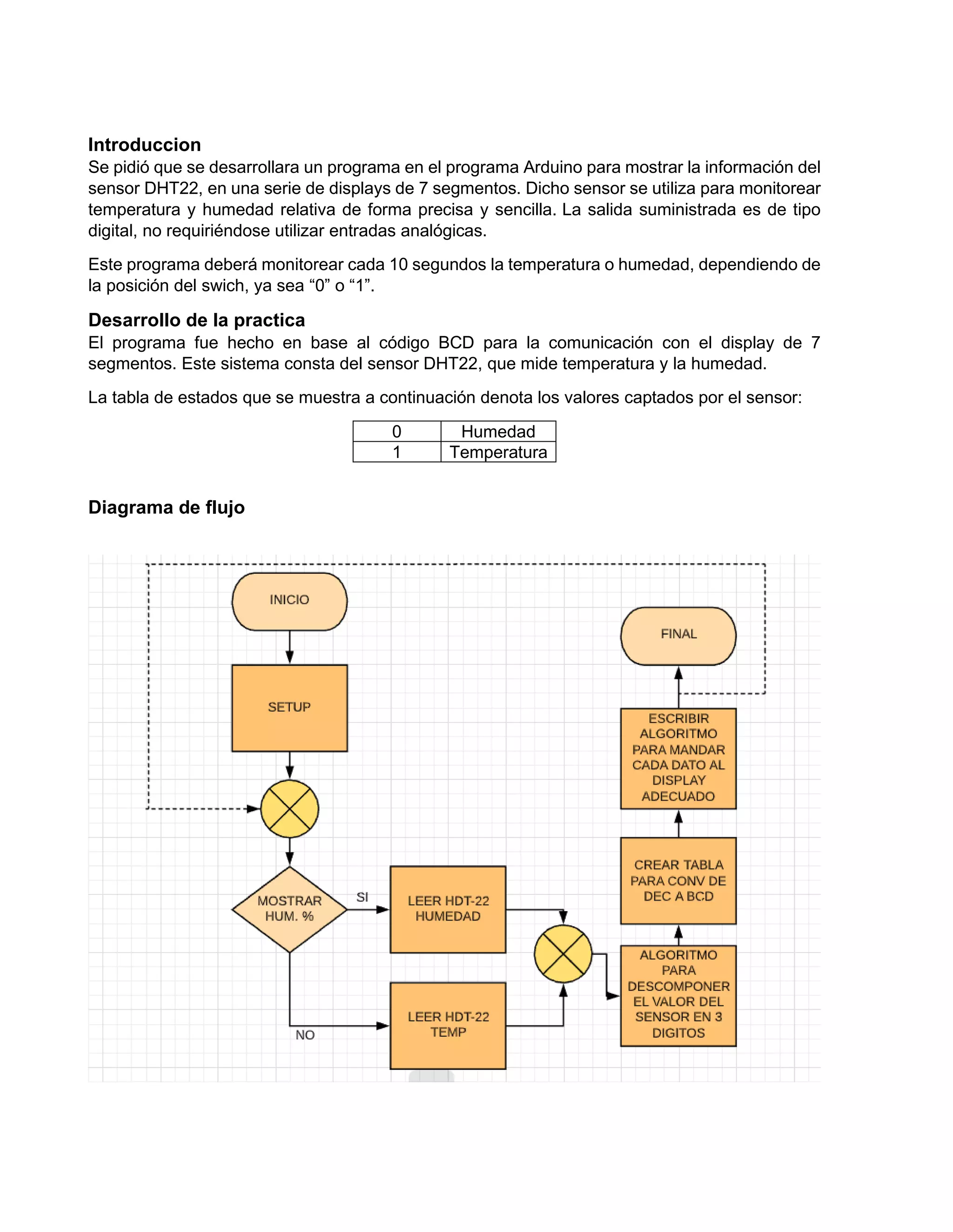 Arduino Reporte De Display De 7 Segmentos Multiplexado Pdf