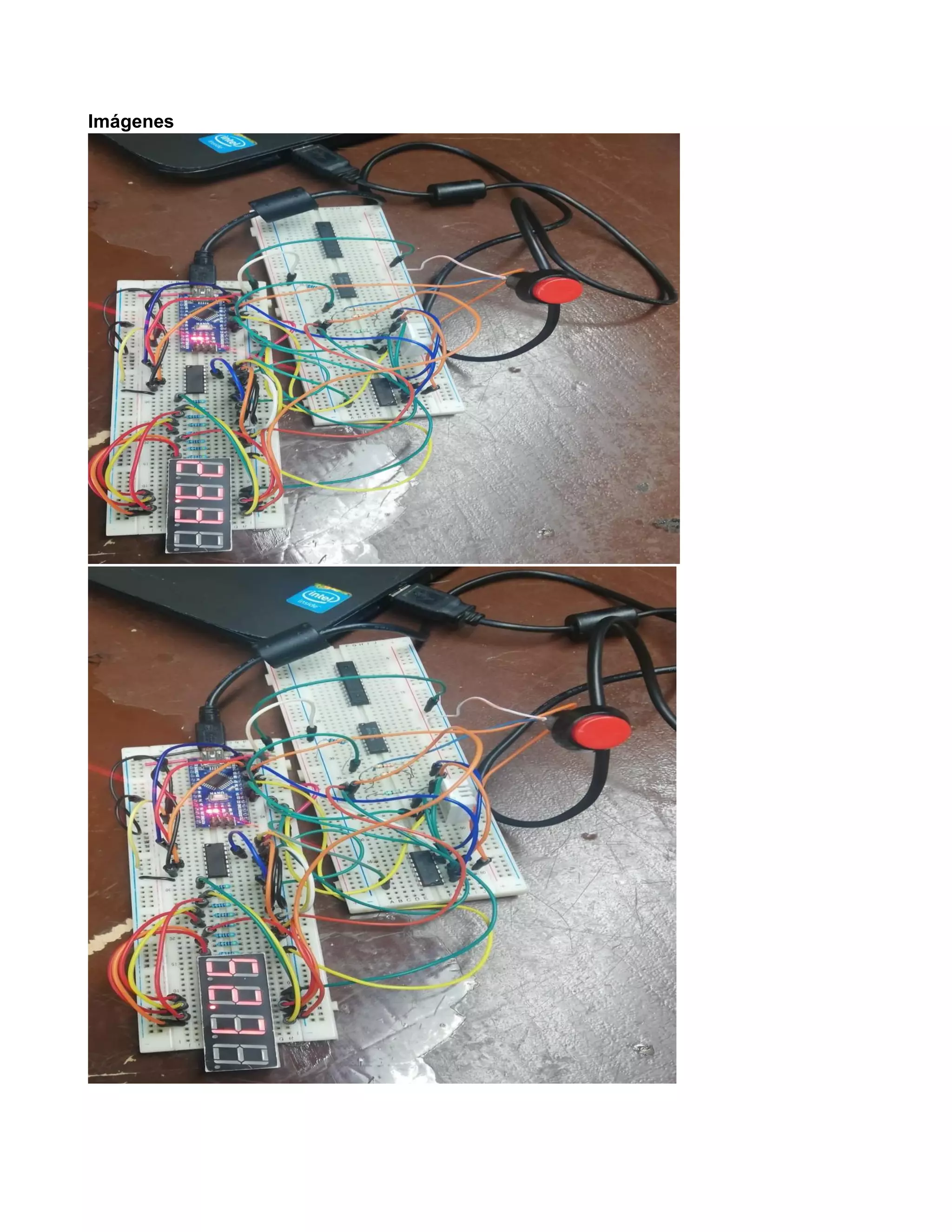 Arduino Reporte De Display De 7 Segmentos Multiplexado Pdf