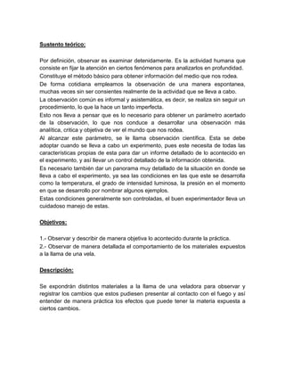 Reporte de laboratorio química inorgánica | DOCX
