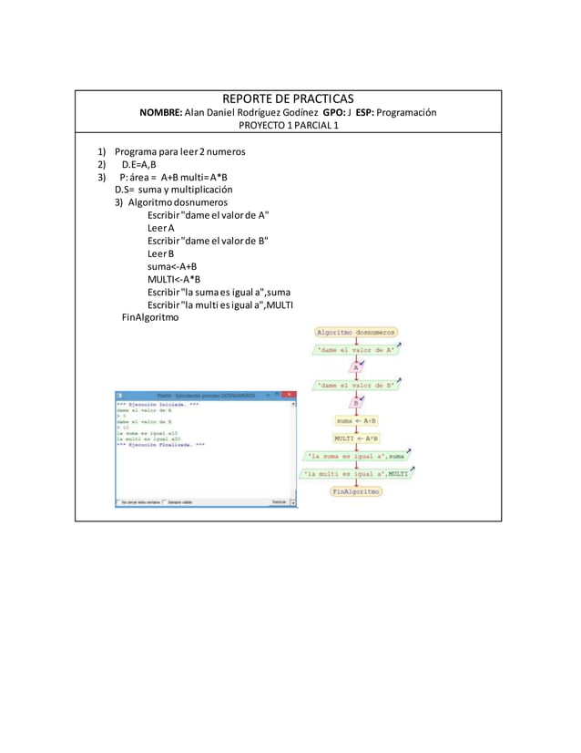 Reporte de practicas | PDF