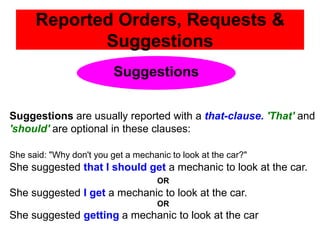 Reported orders requests | PPT