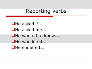 Reported questions | PPT