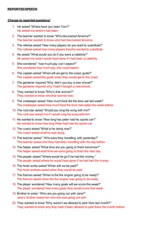 Reported questions 2 | PDF