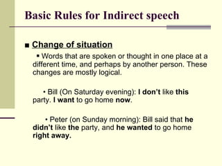 Reported speech | PPS