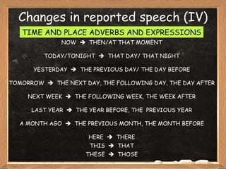 Reported speech | PPT | History | Genres