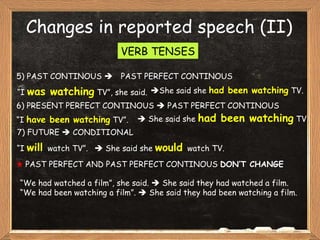 Reported speech | PPT | History | Genres