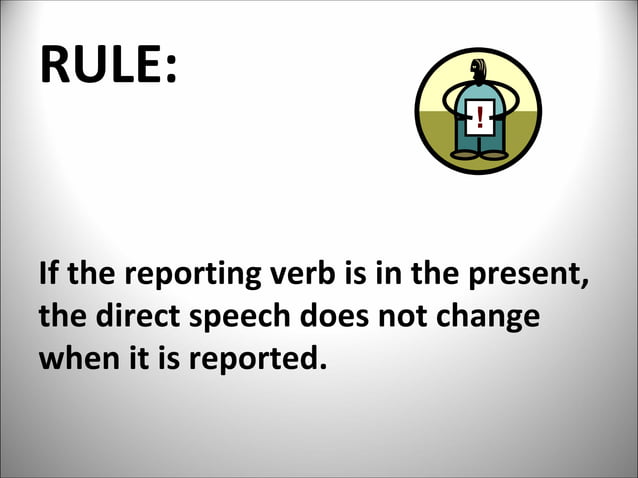 Reported speech | PPT