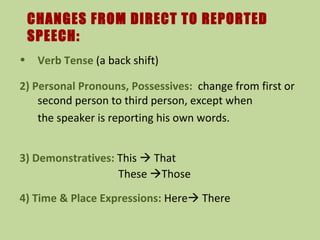 Reported Speech | PPT
