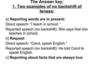 Reported Speech | PPT