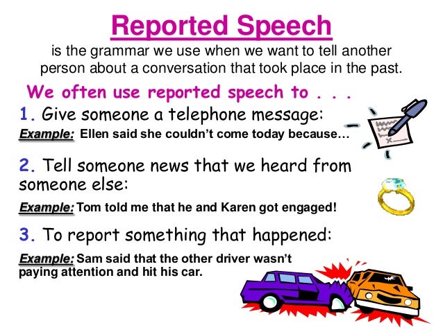 Reported speech