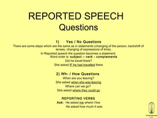 Reported Speech | PPT