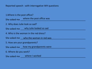 Reported Speech : Basic level | PPT