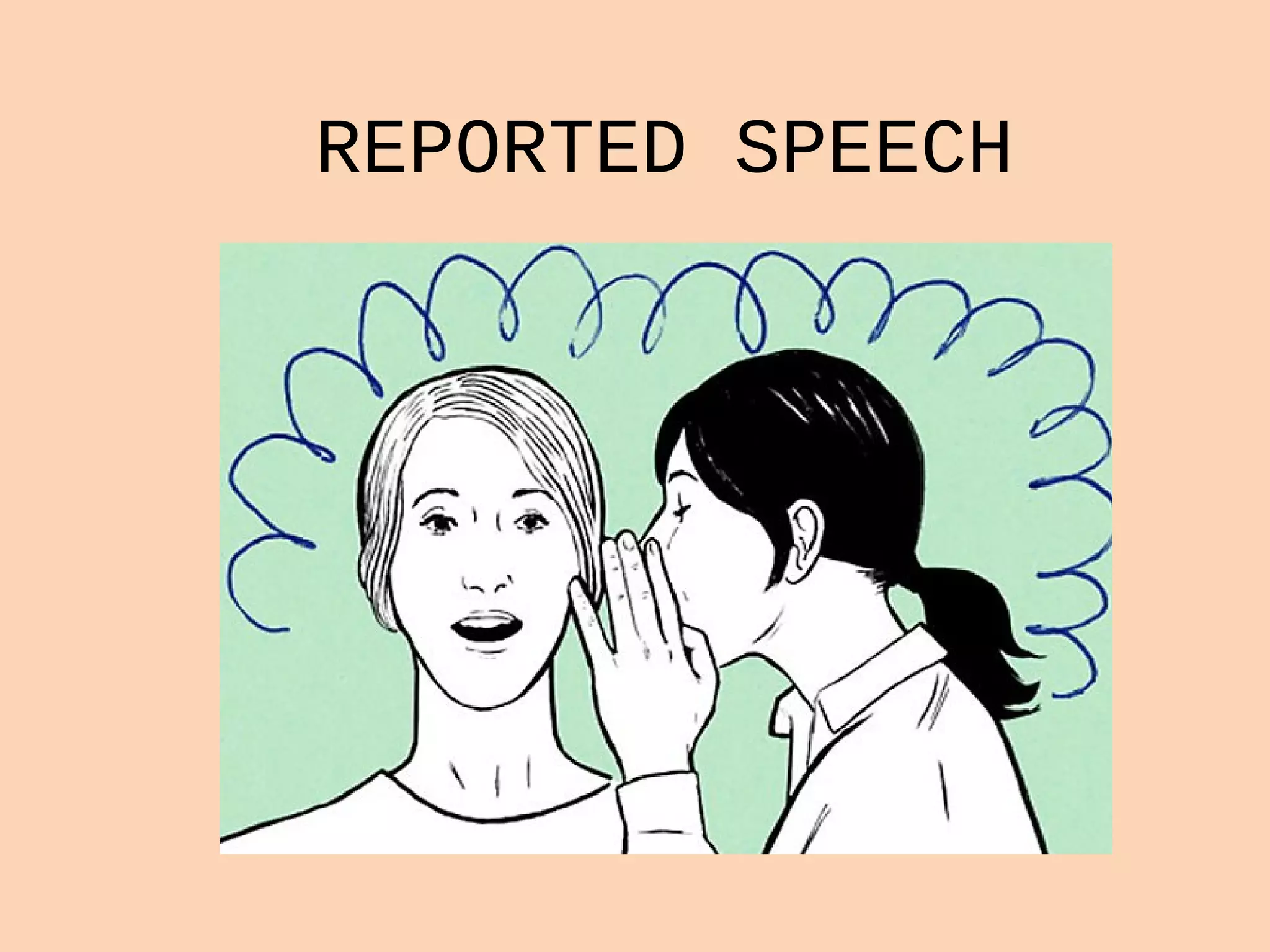 Reported speech | PPT