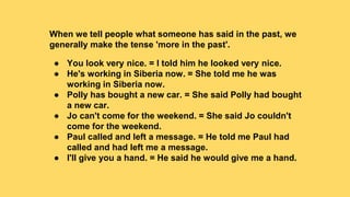 Reported speech | PPTX