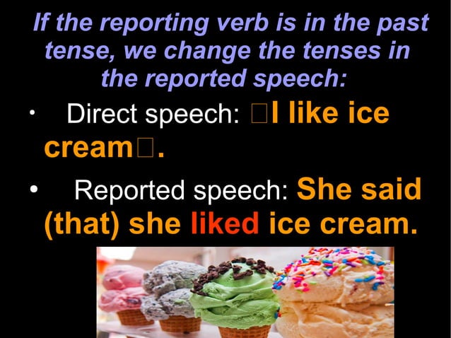 Reported speech | PPT