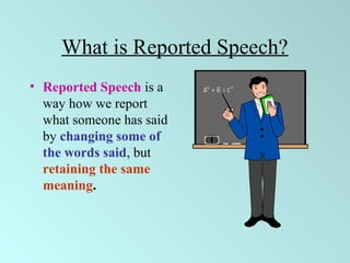 Reported speech | PPT