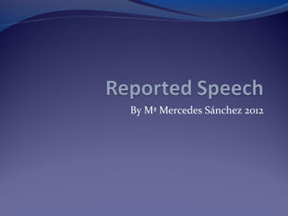Reported speech | PPT