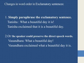 Reported speech | PPTX