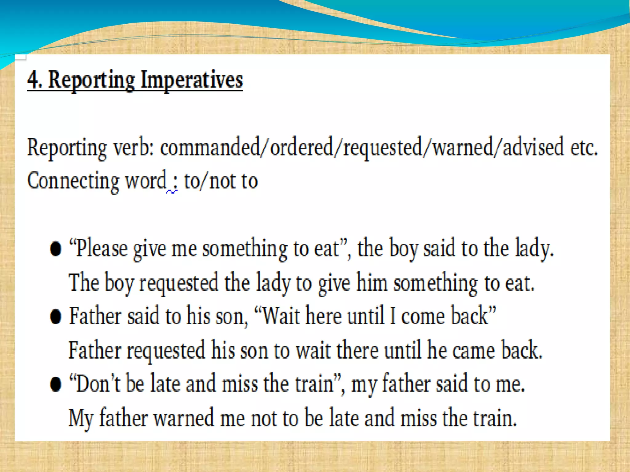 Reported Speech | PPT