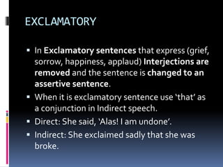 Reported speech | PPTX